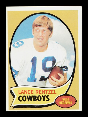 1970 Topps #113 Lance Rentzel Name in Red Dallas Cowboys | eBay