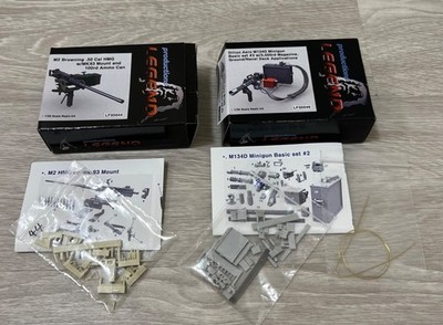 Legend 1/35 M134D Minigun & M2 HMG MK93 Round Ammo Box Lot ~ LF3D049 ...