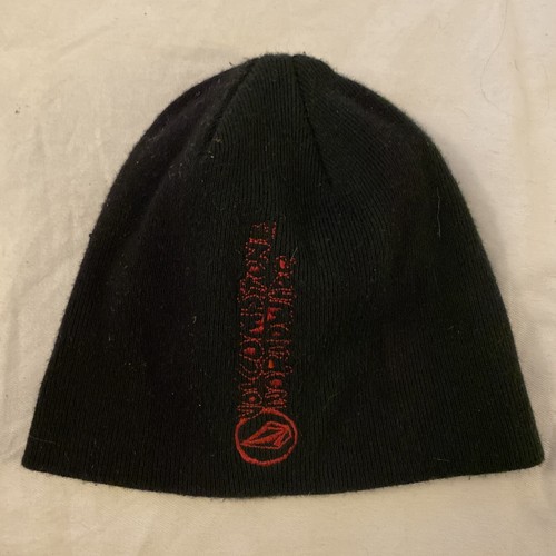 VOLCOM STONE Worldwide BEANIE BLACK HAT SKATE Vintage | eBay