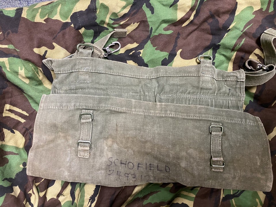 British Army P58 Pattern 1958 Webbing Cape Carrier Grade 1 | eBay