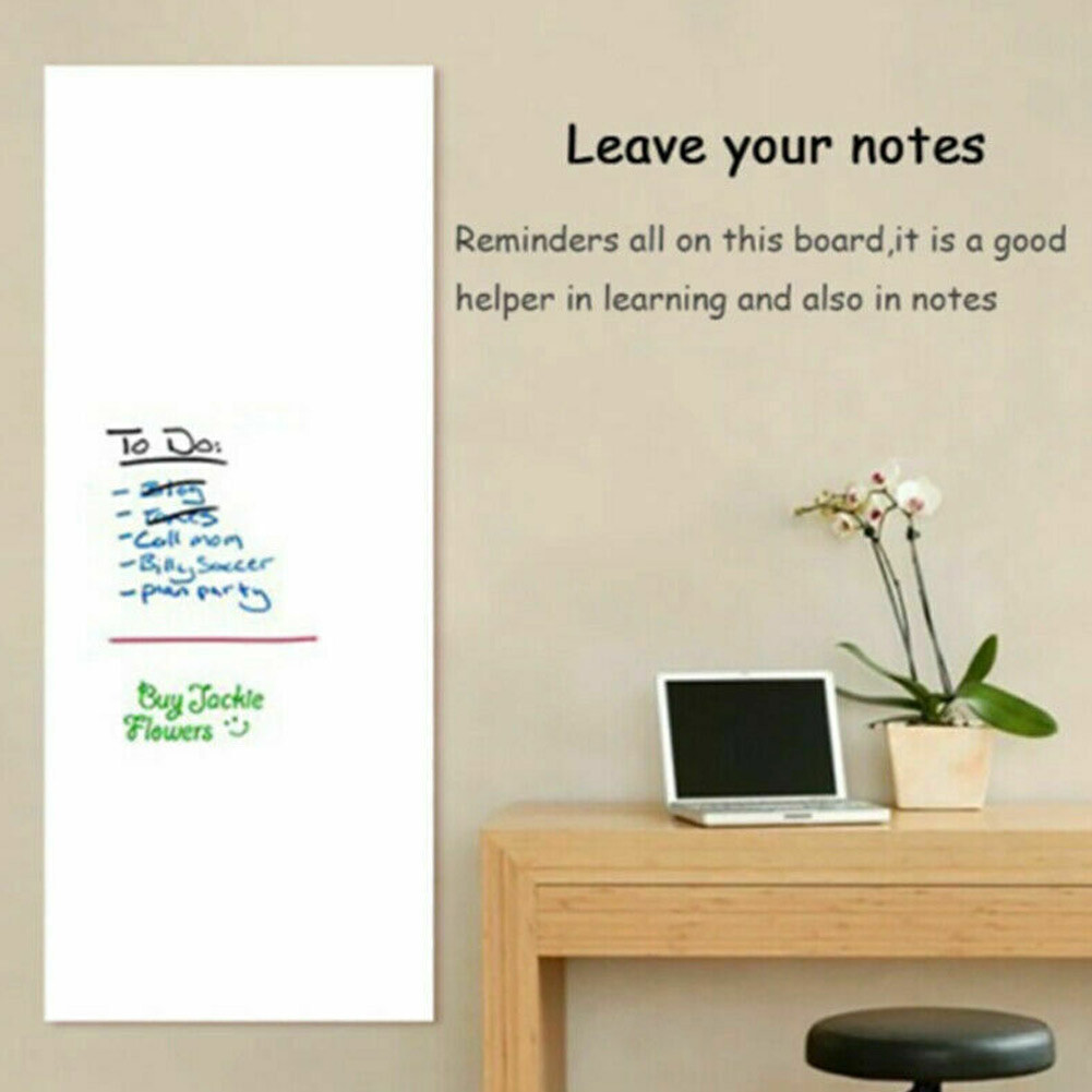Self-adhesive Whiteboard Wall Sticker Reusable Black/White Painting ...