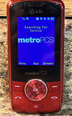 Red LG Lyric MT375 2.0 Inches Display Mega Pixels Camera Mobile Phone ...