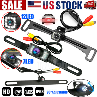 170° CMOS Car Rear View Camera Backup Parking Reverse Camera Back HD ...