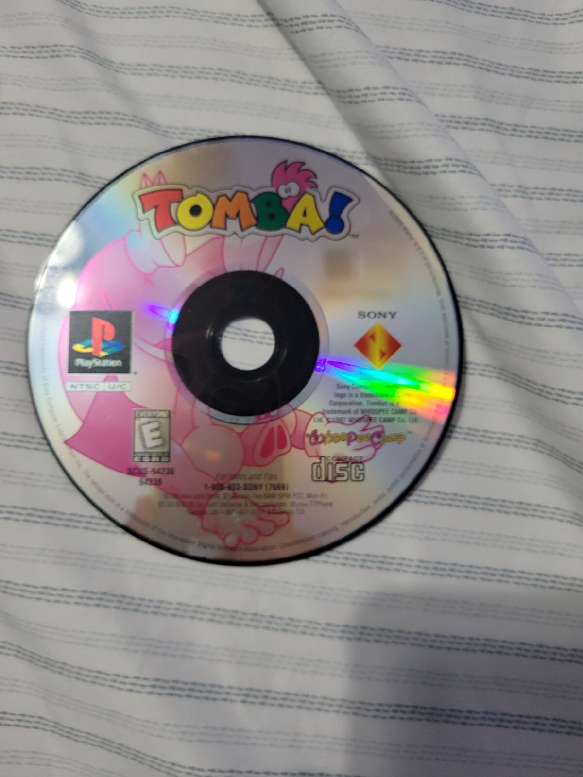 TOMBA! - Sony PlayStation 1 PS1 PSOne (1998) - DISC ONLY - TESTED ...