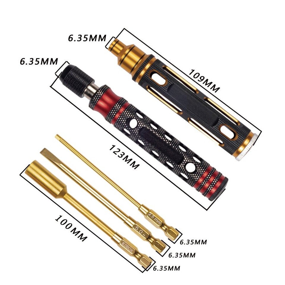Quick Change Allen Key Hexagon Screwdriver RC Tool for 1/8 1/10 RC ...