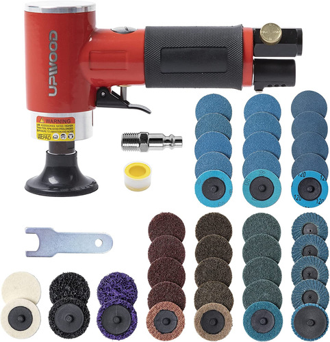 Auto Body Sander Pneumatic Mini Orbital Sander Grinder Polisher Kit, 2 ...