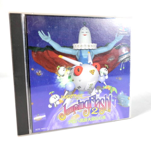 JUMPING FLASH! 2 Aloha Danshaku Ooyowari No Kan Sony Playstation PS1 ...