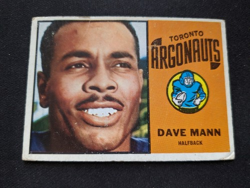 1964 Topps CFL Football Card # 69 Dave Mann - Toronto Argonauts (VG) | eBay
