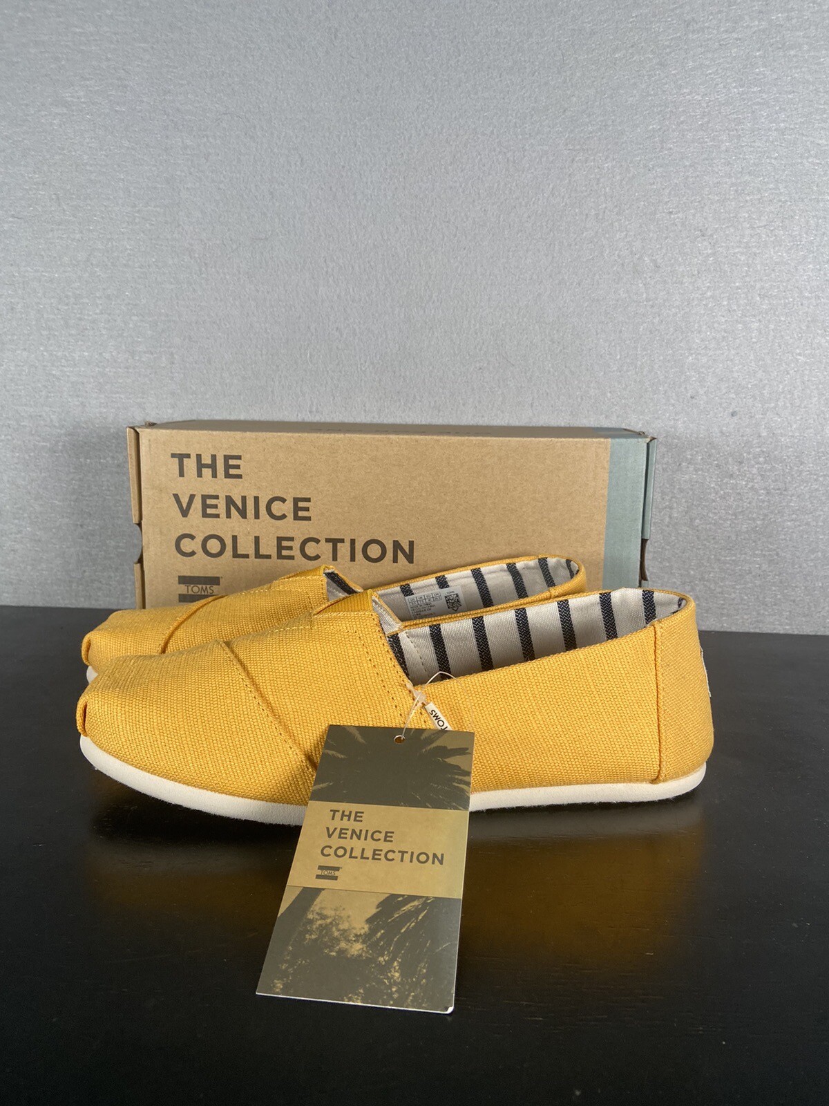 TOMS The Venice Collection Classic Canvas Shoe Gold F… - Gem