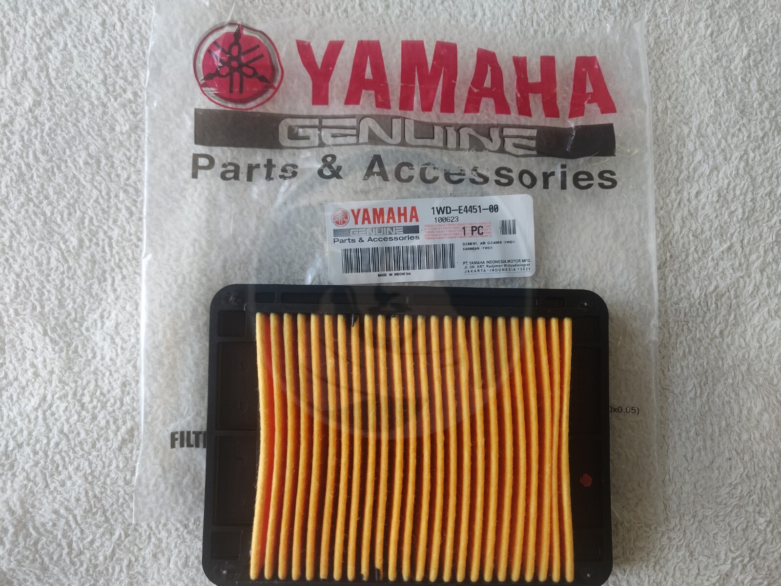 Genuine YAMAHA MT03 R3 Air Filter Cleaner | eBay