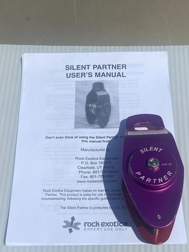 Rock Exotica Silent Partner rope Solo lead Device + owners manual works ...