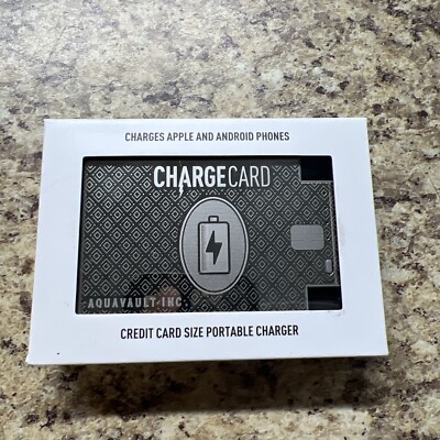Aquavault Credit Card Size 2300mAh Portable Fast 1.5V Phone Charger ...