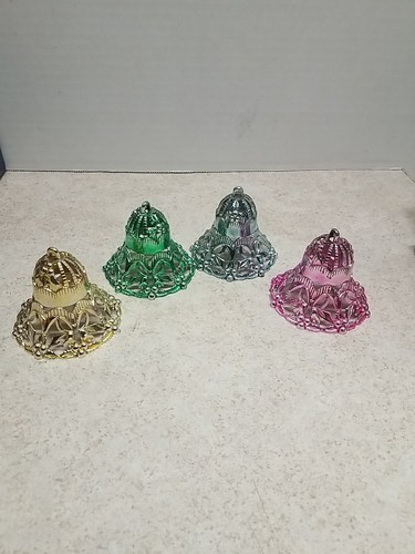 Vintage Christmas Plastic Bells Tree Ornaments Lot | eBay