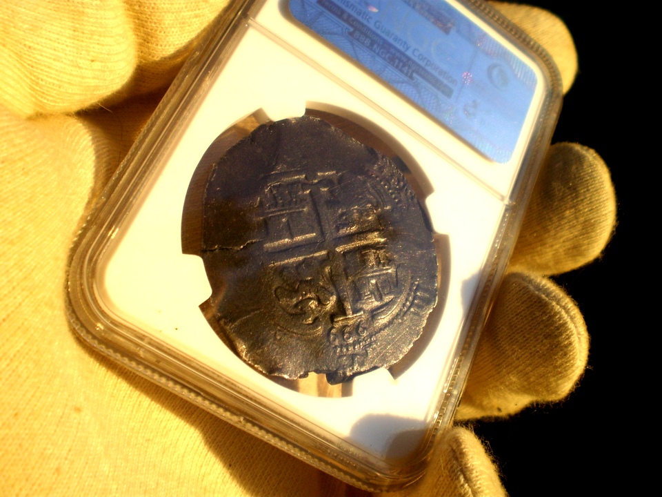 1666 BOLIVIA 8 REALES COB COLONIAL SHIPWRECK SILVER COIN | eBay