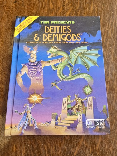 Advanced Dungeons And Dragons Deities & Demigods 128 Pages 2nd Edition ...