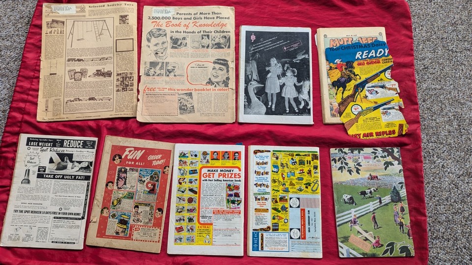 LOT OF 9 VINTAGE COMIC BOOKS & MAGAZINES | eBay