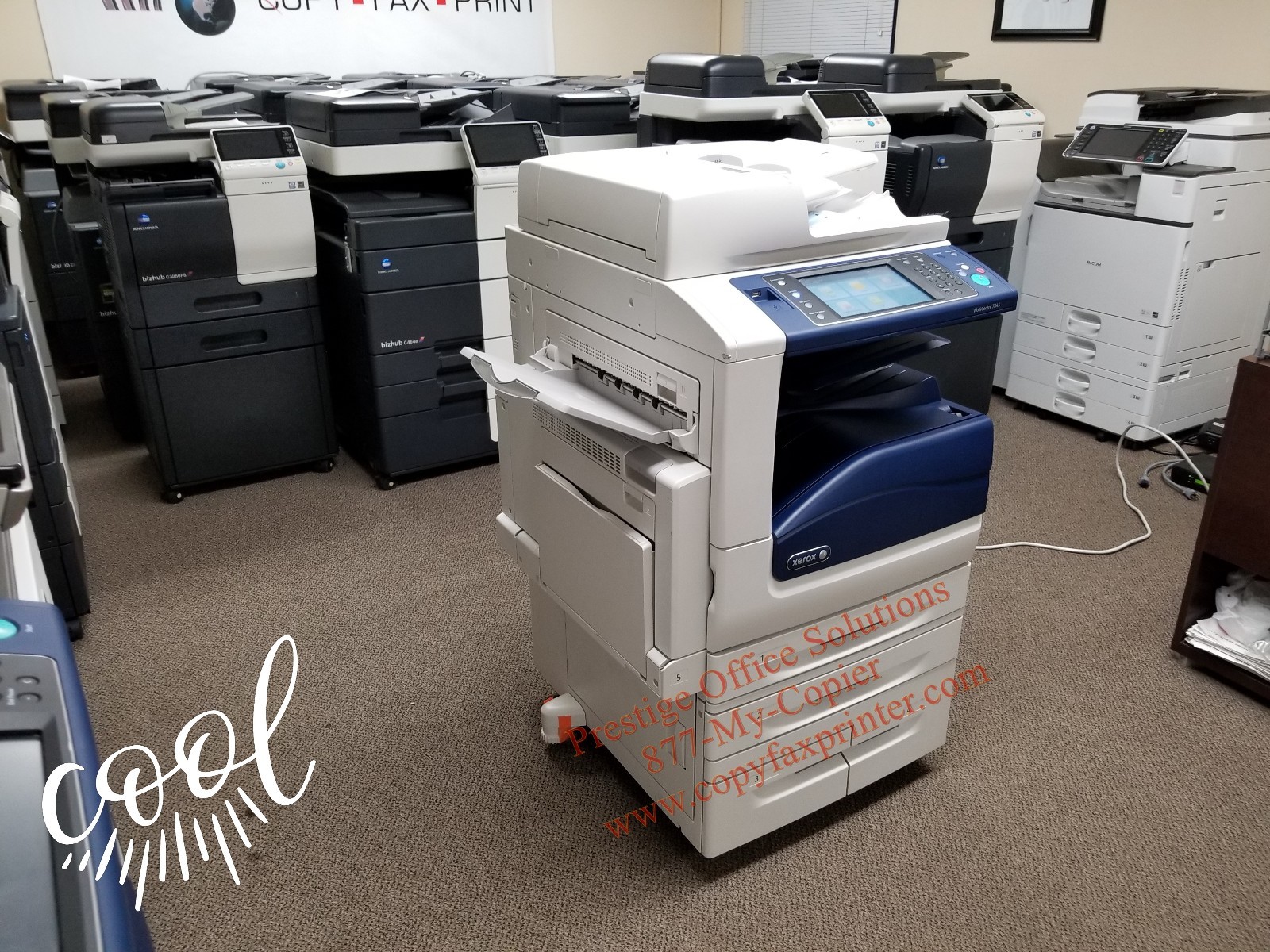 Xerox WorkCentre 7855 Color Copier Printer Scanner | eBay