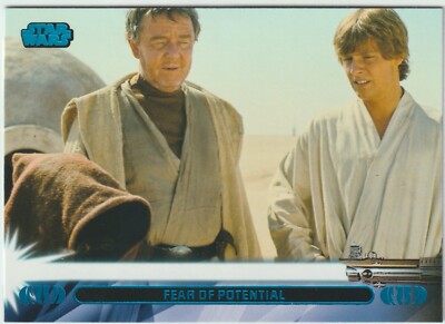 2013 Topps Star Wars Jedi Legacy Luke Skywalker Blue Parallel #20L | eBay
