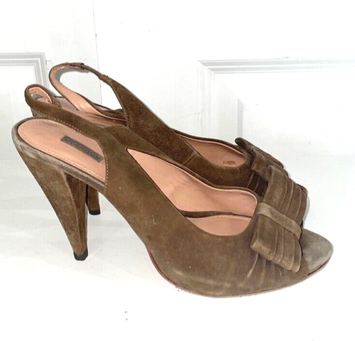 Uterque Spain Women’s Suede High Heel Sandals size 38 / US 7.5 | eBay