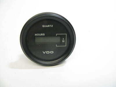 VDO Black DC Hourmeter LCD Gauge - 52mm - 10-32V - BULK PACKED - Hour ...