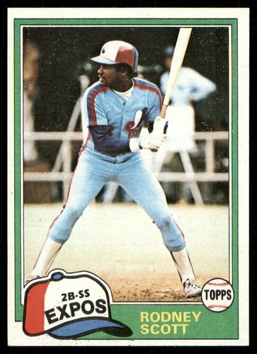1981 Topps Set Break B Rodney Scott #539 NM-MT Or Better Montreal Expos ...