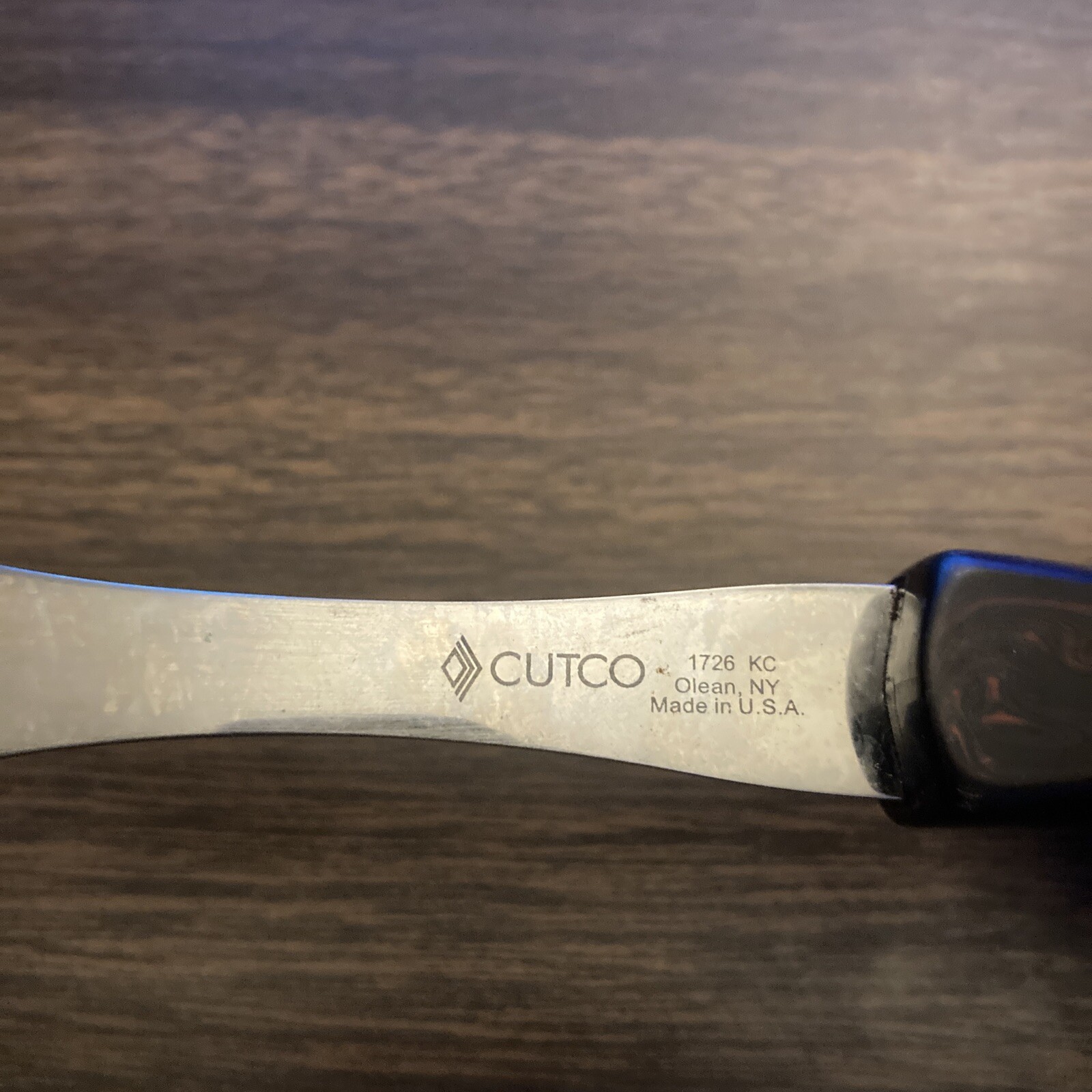 Cutco 1726 KC Carving Turning Fork BBQ 3 PRONGS Dark Brown Handle USA ...