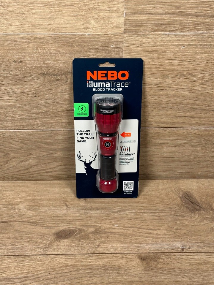 Nebo Illumatrace Blood Tracker Flashlight Red 150/170 Lumens WhiteLED ...