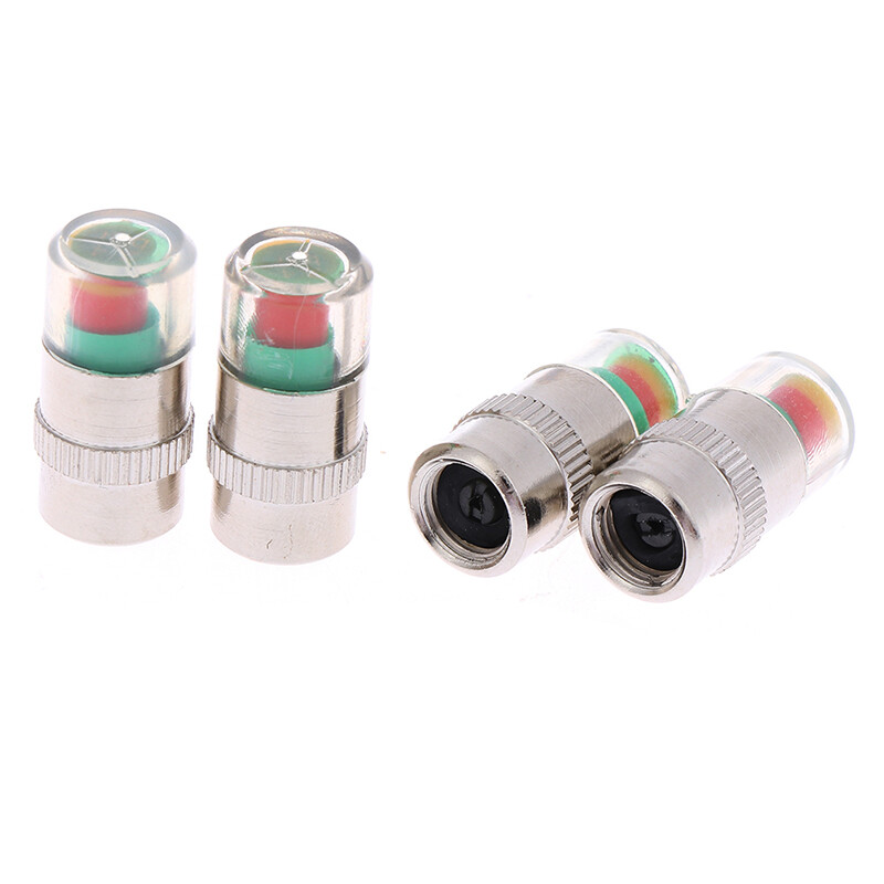 4X Car Tyre Tire Pressure Gauge Indicator Alert Tpms Monitoring Valve ...