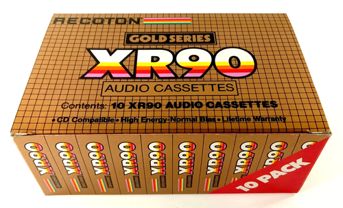 Vintage Recoton Gold Series XR90 High Energy Normal Bias Audio ...