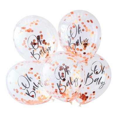 NEW Ginger Ray Twinkle Oh Baby Confetti Balloons 5 Pack By Spotlight | eBay