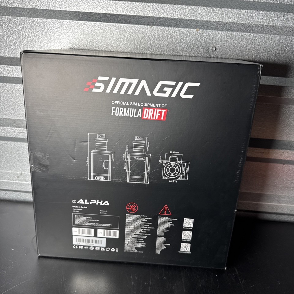 Simagic Alpha Wheel Base 15Nm Direct Drive for SIM Racing iRacing | eBay