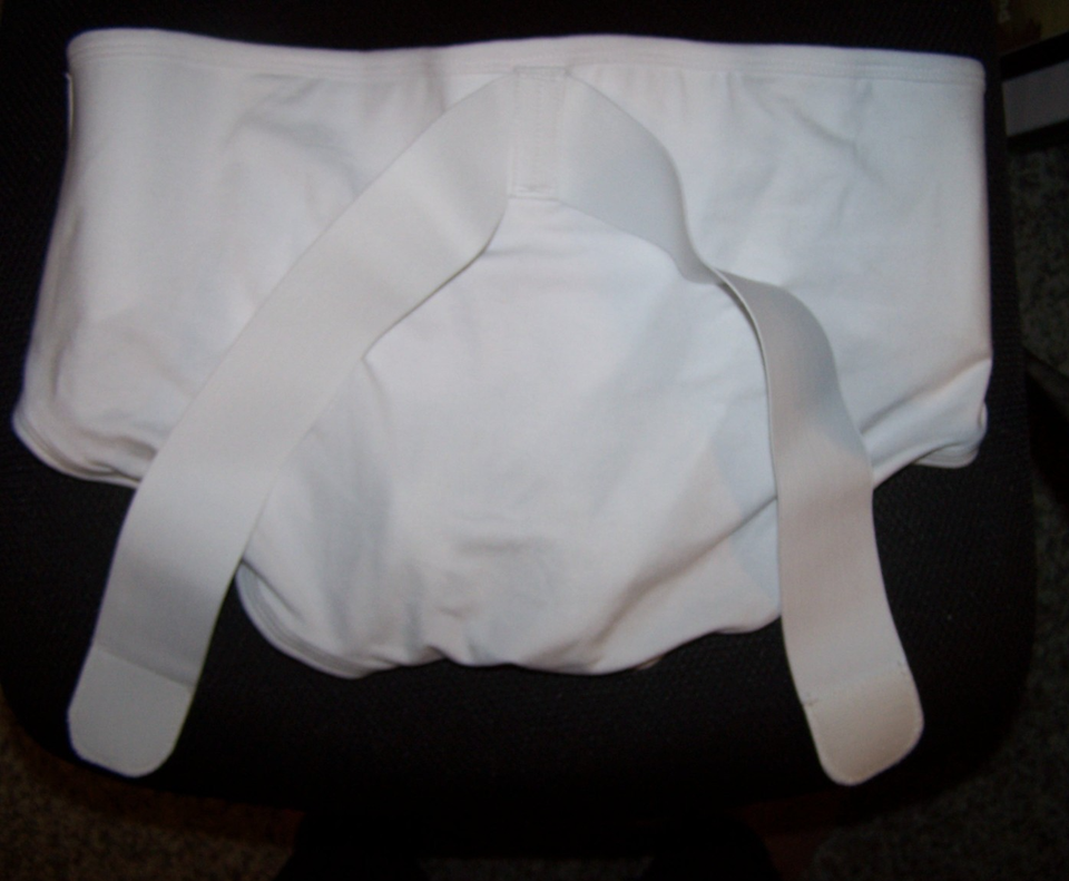 Men's Inguinal Hernia Brief Large 953 USA made Duel support UnderWorks ...