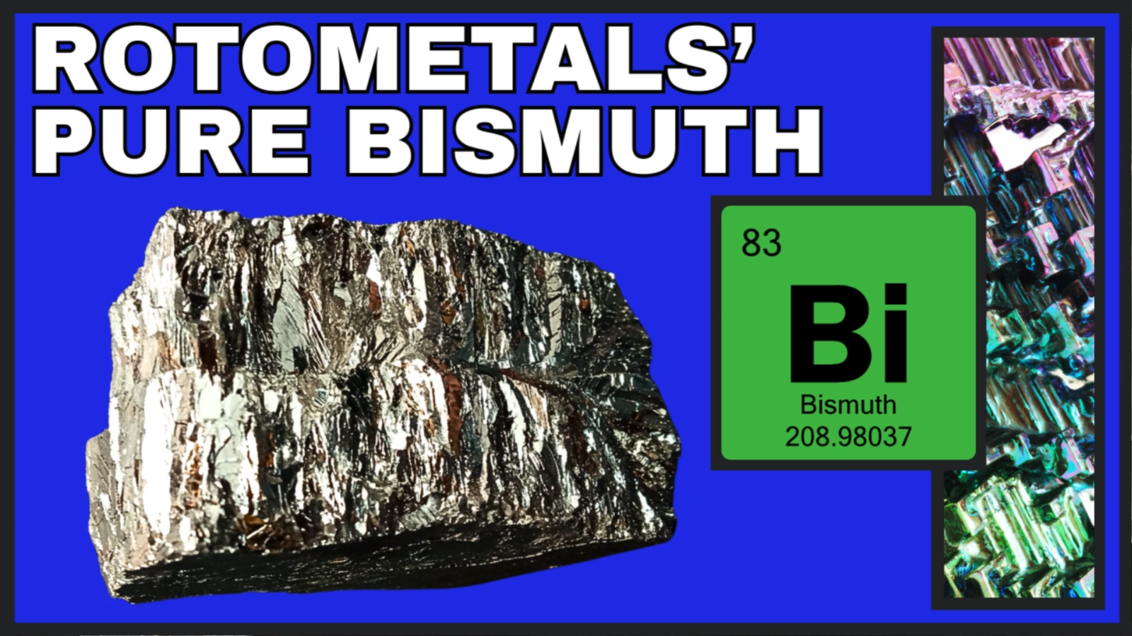 Bismuth Ingot Chunk 99.99% Pure About 1 Pound - Unique Metals | eBay