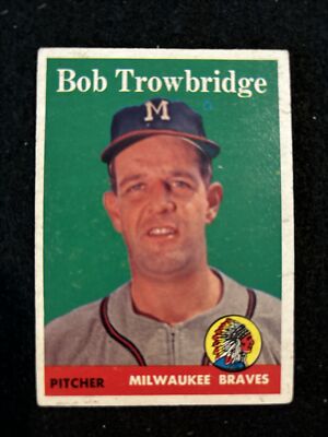 1958 TOPPS # 252 BOB TROWBRIDGE C 1989 | eBay