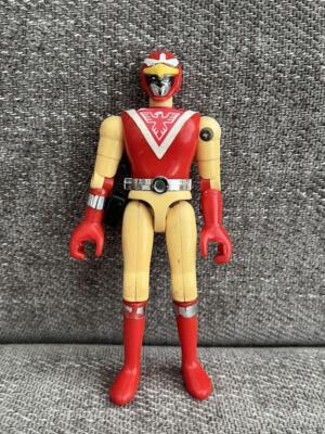Bandai Power Rangers Sentai Liveman Poppy Chogokin 1988 Red Falcon 12cm ...