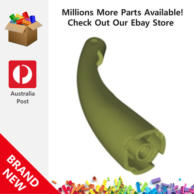 Genuine LEGO™ Olive Green Dragon Tail / Neck Curved 67361 6351429 New ...