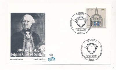 D327854 Germany FDC 300th Anniversary Joann Conrad Schlaun | eBay