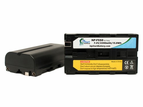 2x Battery for - Sony DCR-TRV720 Digital Camera 2200mAh, 7.2V, Lithium ...