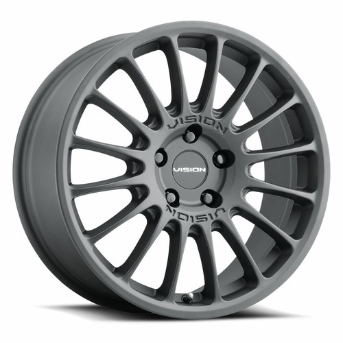 18x8 +38 Vision 477 Monaco 5x112 Satin Black Wheels (Set of 4) | eBay