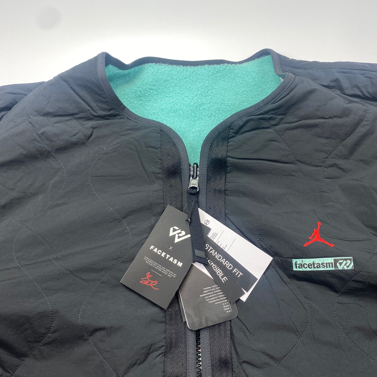 Nike Air Jordan Why Not? X Facetasm Reversible Black Jacket Nike Air Jordan Why Not? X Facetasm Reversible Black Jacket