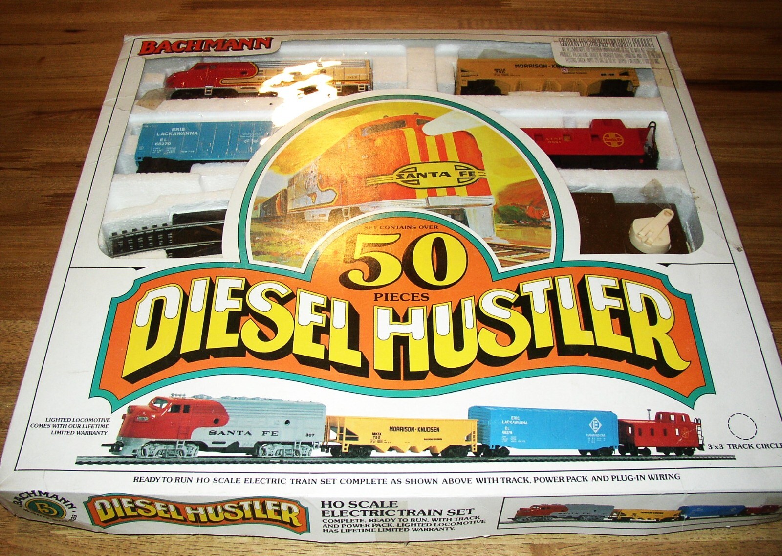 Bachmann Diesel Hustler HO Scale Electric Train Set model 40-101 AT ...
