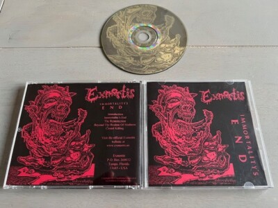 EXMORTIS - IMMORTALITY'S END ORG LIM. DEMO CD 1999 NECROVORE,MASSACRE ...