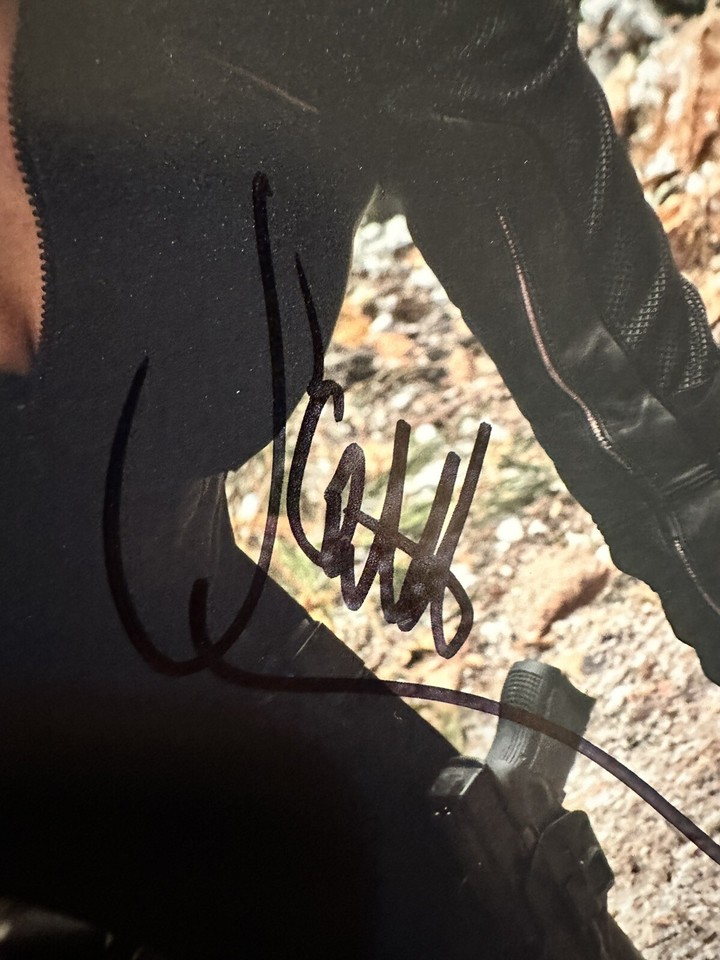 SCARLETT JOHANSSON SIGNED 8x10 PHOTO BLACK WIDOW MARVEL AUTOGRAPH ...