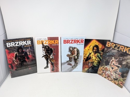 BRZRKR Complete Hardcover TPB Set Vol 1-3 Sealed - Signed Matt Kindt ...