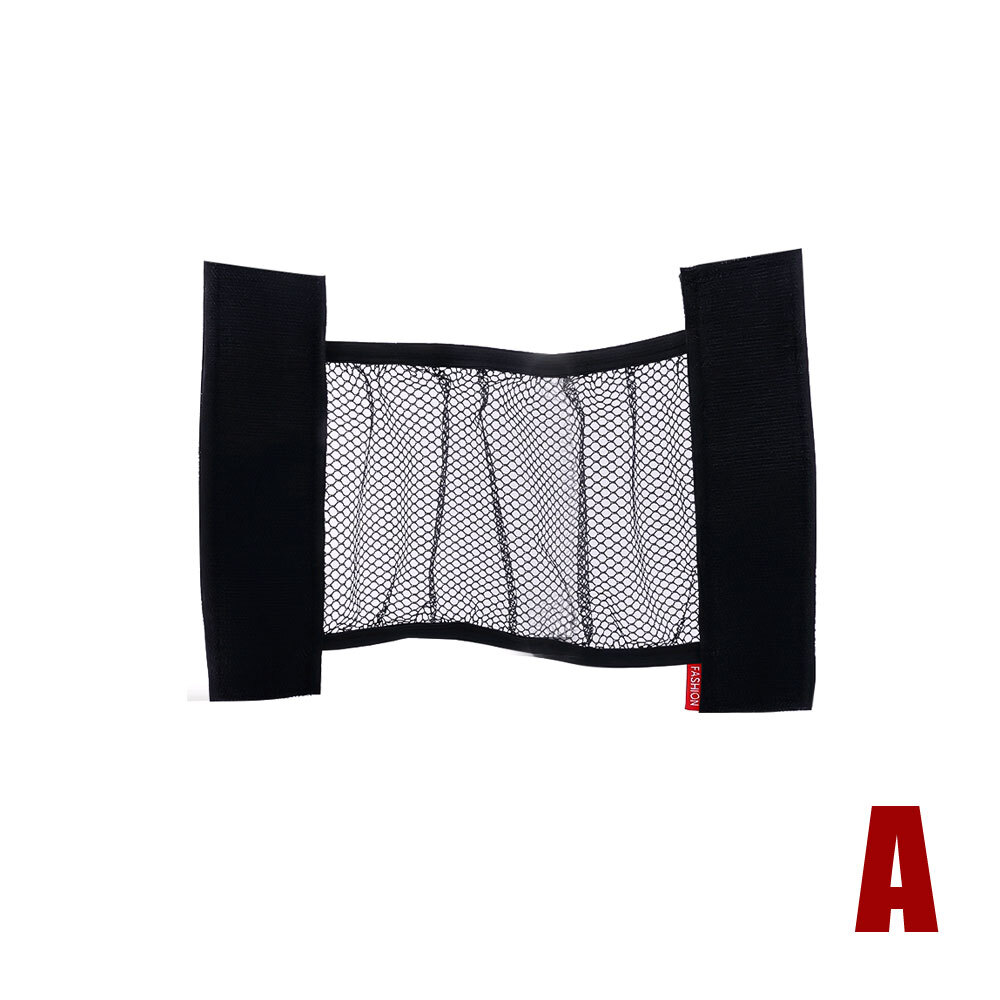 1x Elastic Mesh Car Trunk Organizer Fixing Bet Storage Bag Storage ...