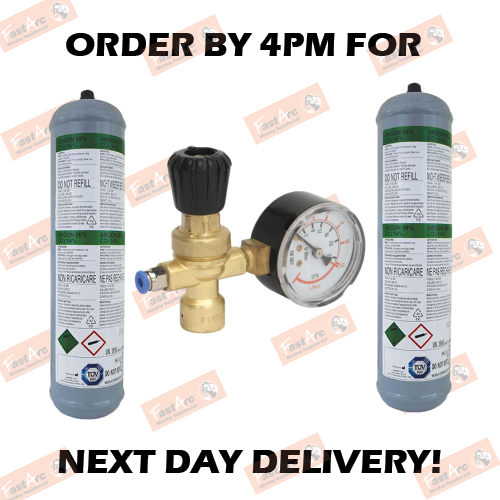 ARGON/CO2 DISPOSABLE GAS WELDING CYLINDER MINI MIG WELDING BOTTLE WITH ...