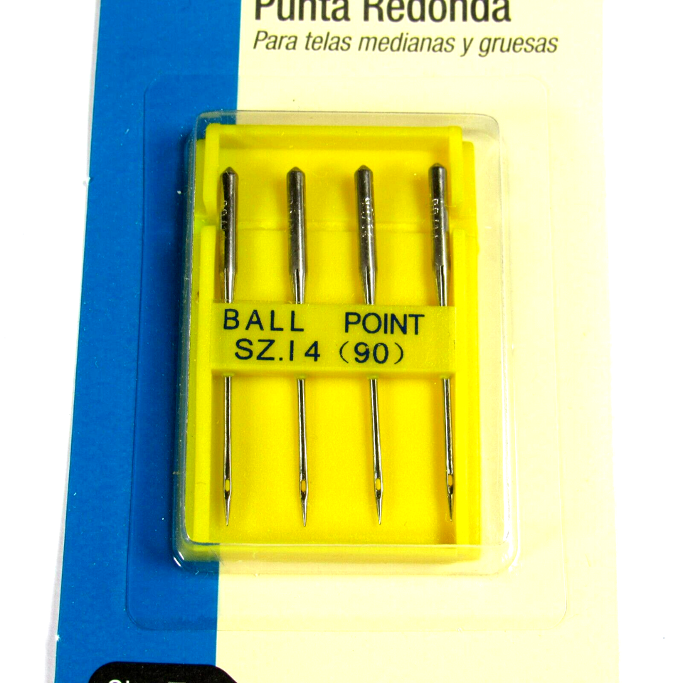 Ballpoint Needles Size 14 (90) Sewing Machine Needles Dritz Pack of 4 ...
