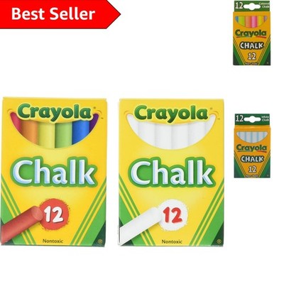 Non-Toxic White Chalk and Colored Chalk Bundle | eBay