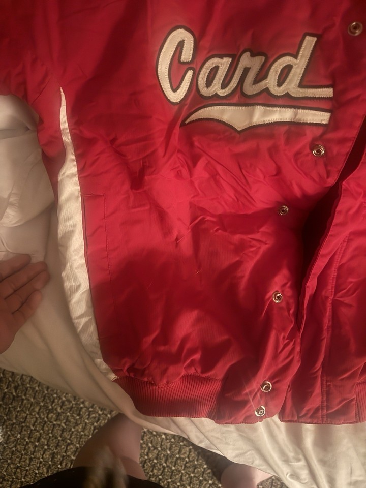 Russell Athletic St. Louis Cardinals Red White MLB Baseball Jacket Size ...