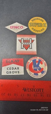 5 Scatter Tags From The Estate Of Jon S Koenig (ora!) Coal Mining | eBay